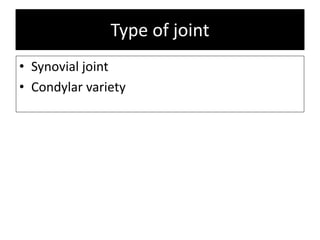 TMJ Temporomandibular Joint | PPTX