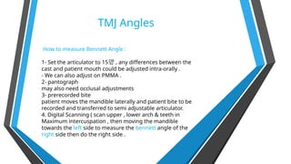 TMJ Anatomical Structures & clinical applications.pptx