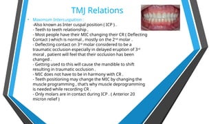 TMJ Anatomical Structures & clinical applications.pptx