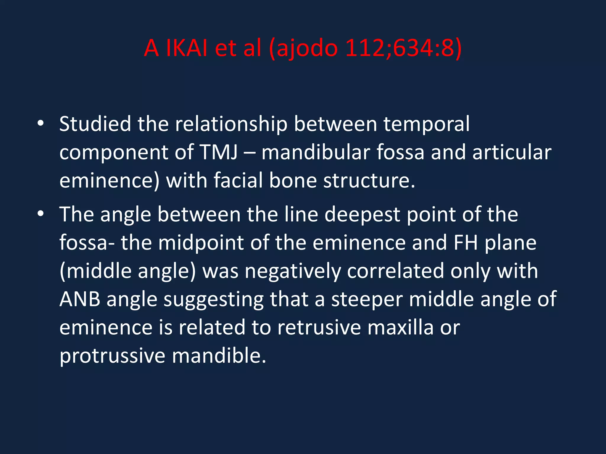 Tmj anatomy | PPTX