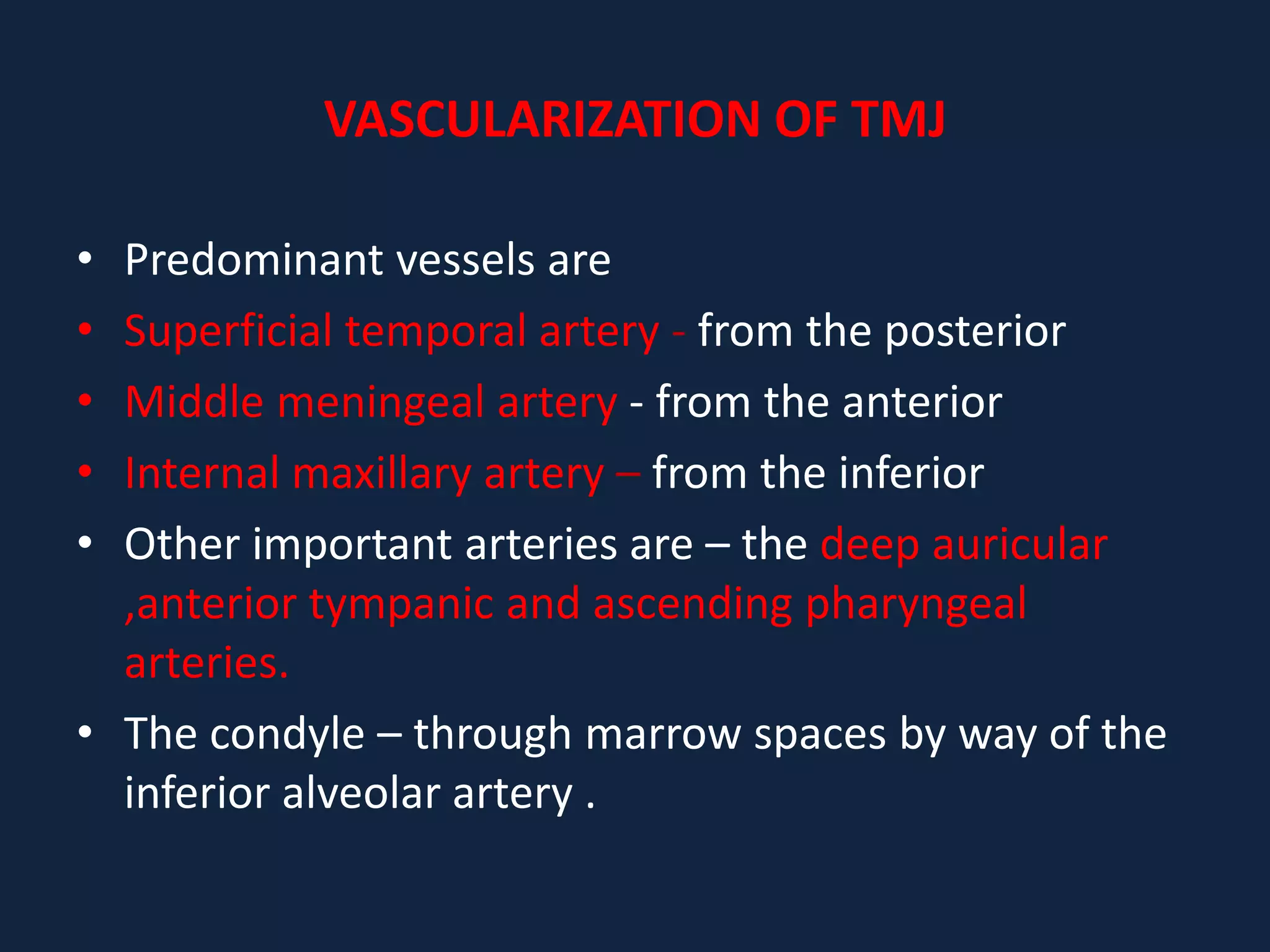 Tmj anatomy | PPTX
