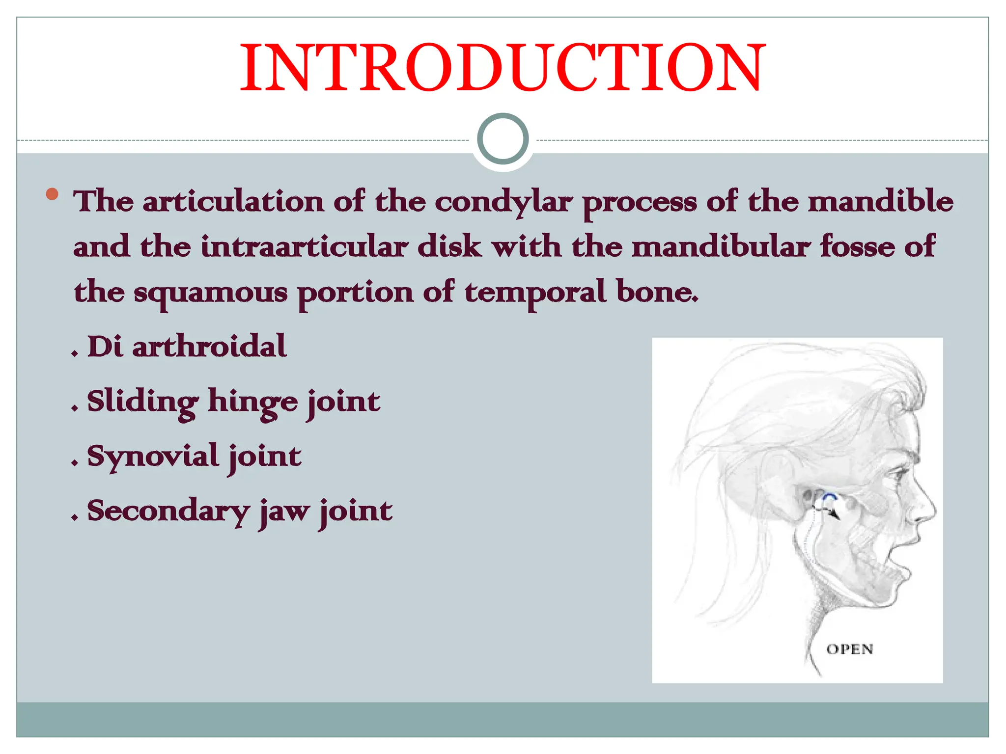 tmj anatomy powerpoint presentation basic anatomy | PPT