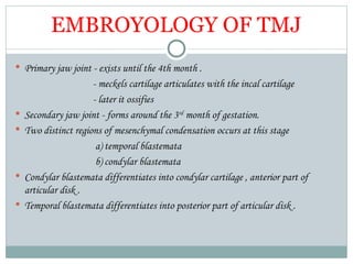 tmj anatomy powerpoint presentation basic anatomy | PPT
