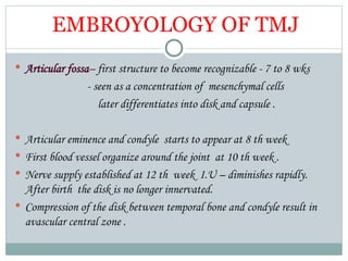 tmj anatomy powerpoint presentation basic anatomy | PPT