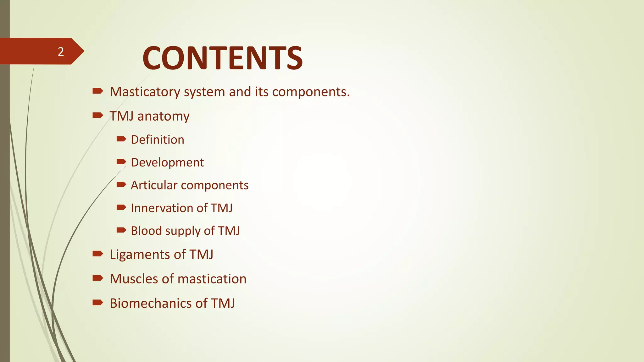 TMJ Anatomy and TMD | PPTX