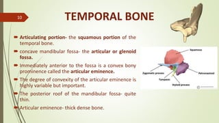 TMJ Anatomy and TMD | PPTX