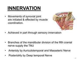 Tmj and prosthodontic implications | PPTX