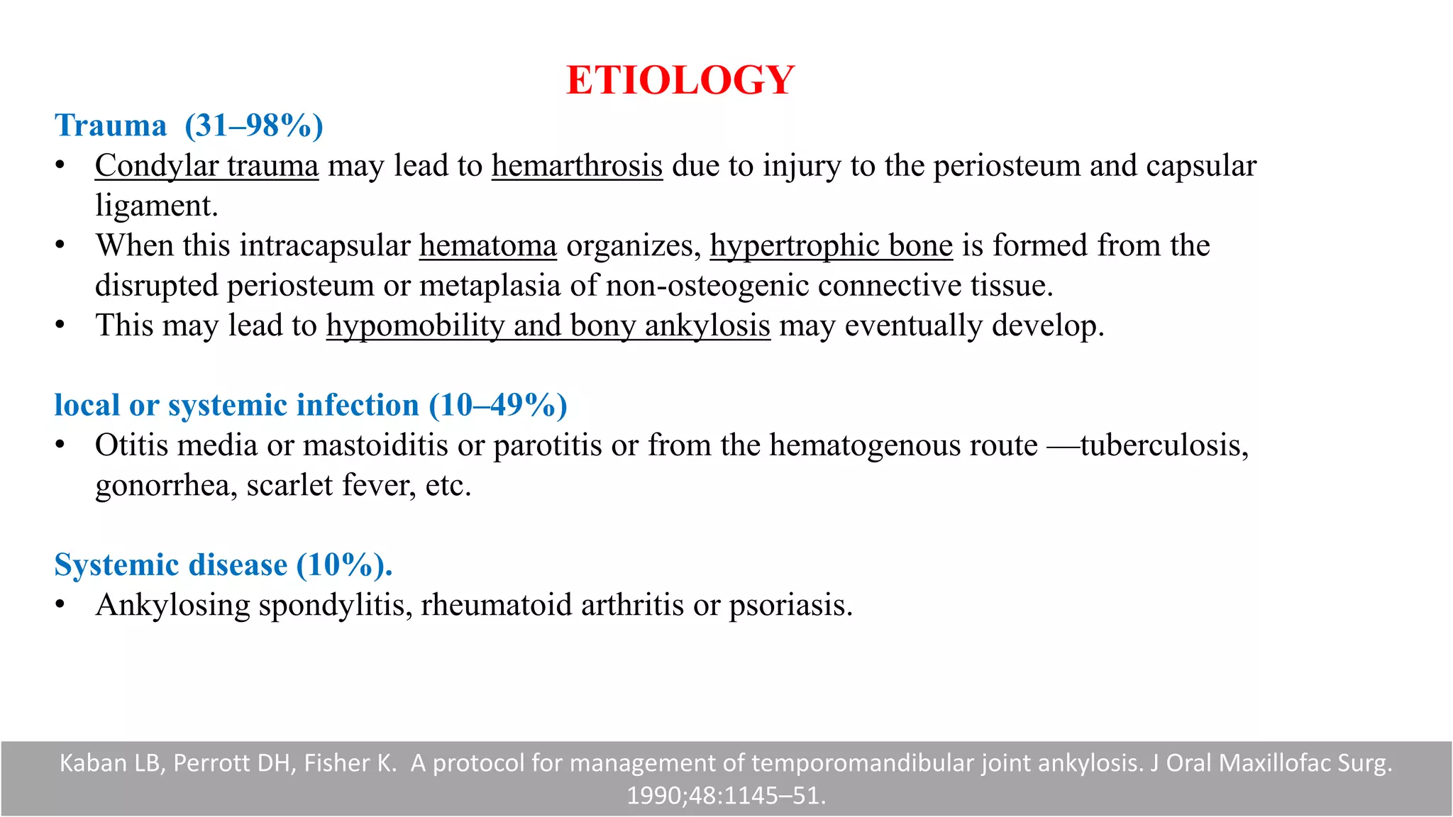 TMJ ankylosis and reconstruction.pptx