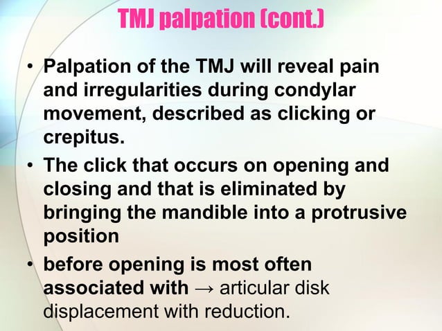 TMJ diagnosis | PDF
