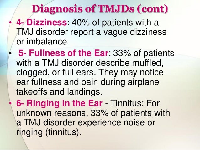 TMJ diagnosis