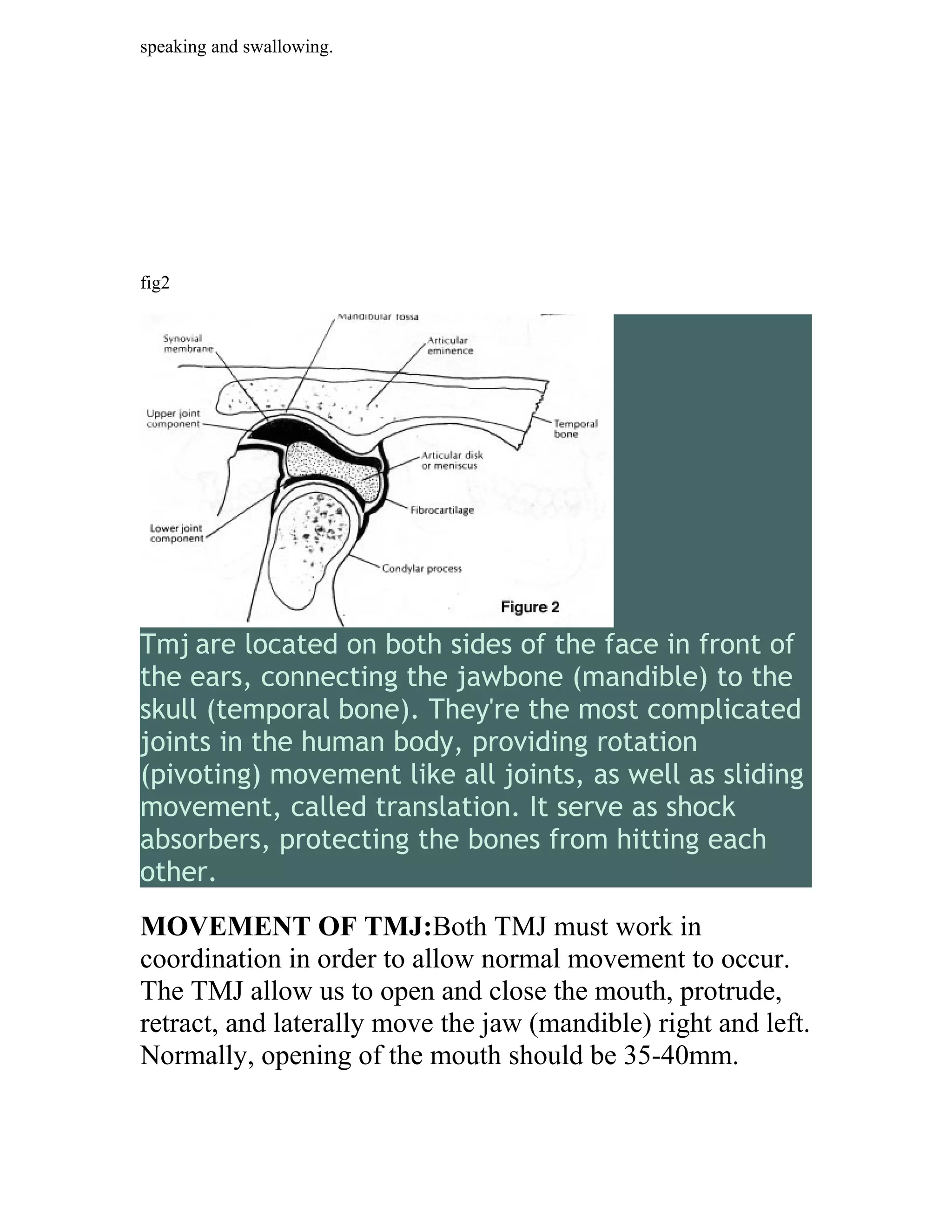 Tmj dislocation | DOC