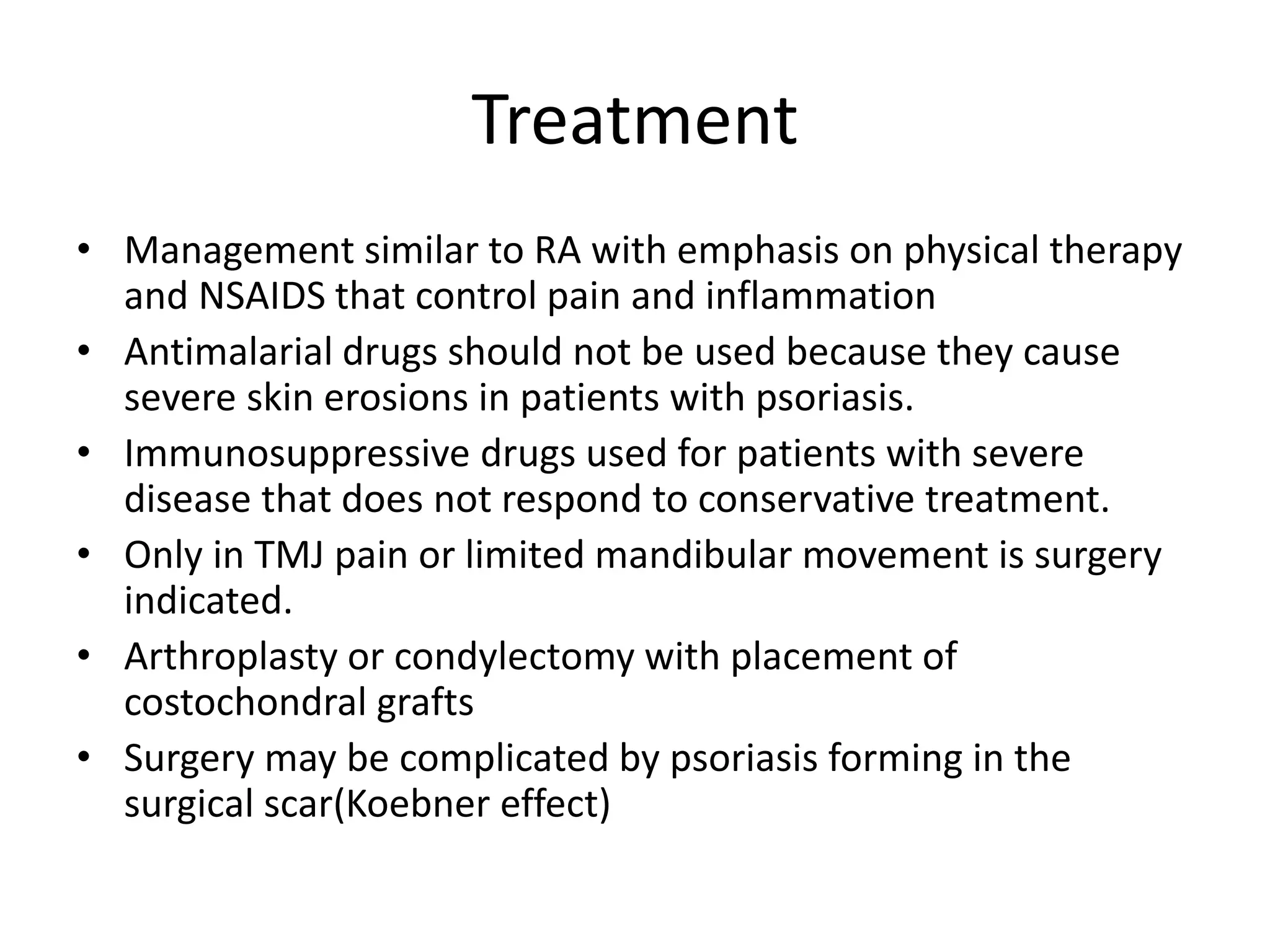 Clinical features,presentation,clinical and surgical management of TMJ ...