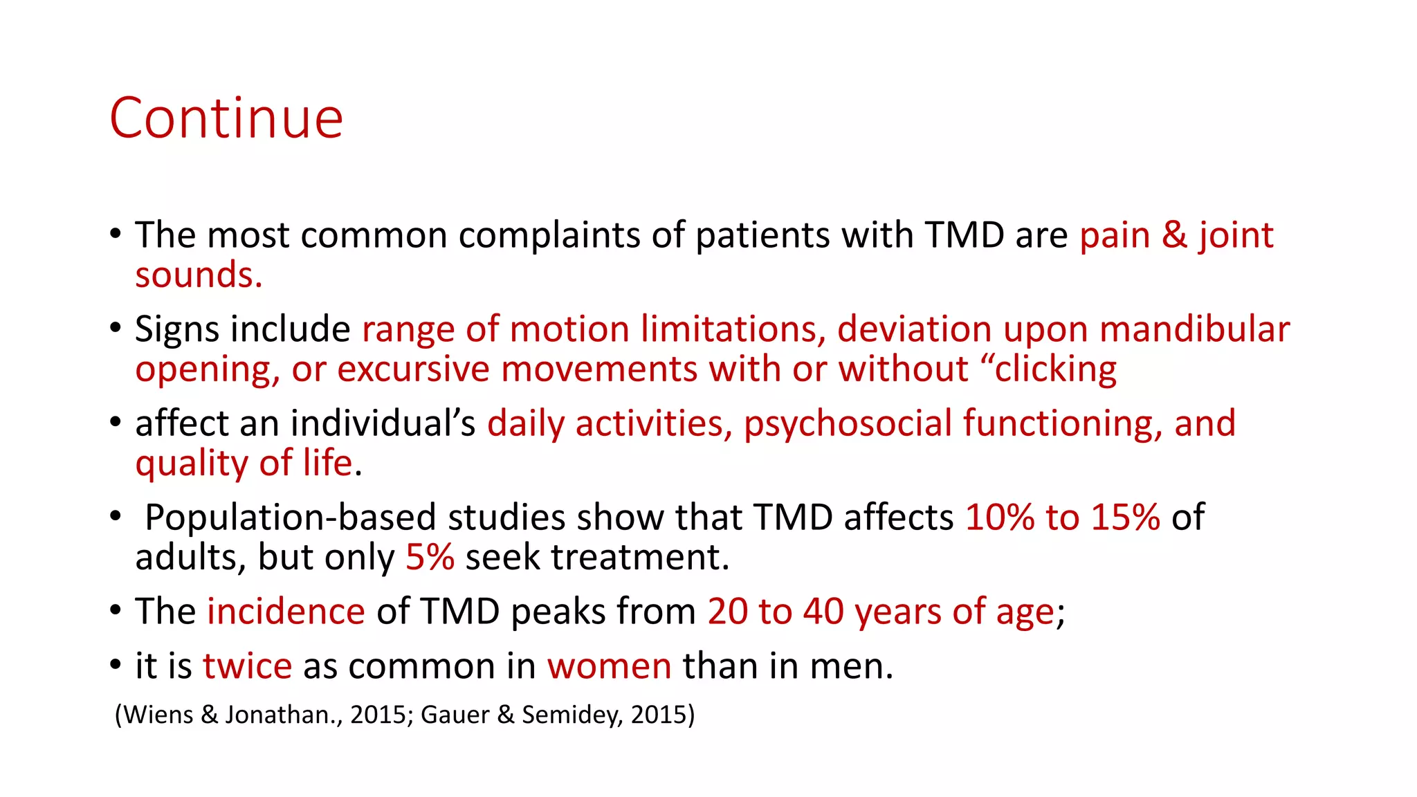 TMJ disorder and managment.pptx