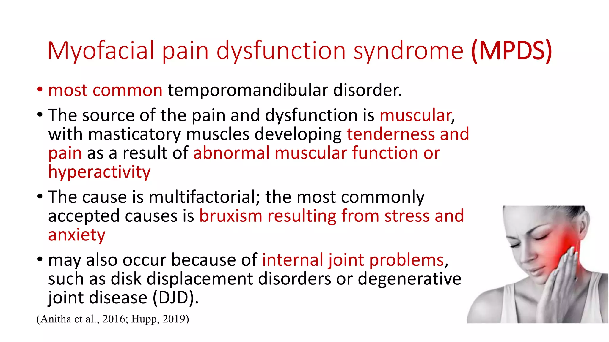 TMJ disorder and managment.pptx