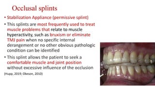 TMJ disorder and managment.pptx