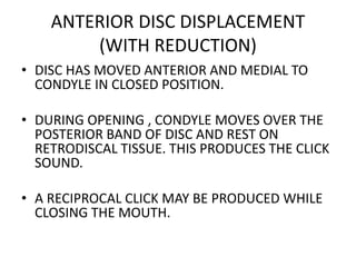 temporomandibular joint disorders | PPTX