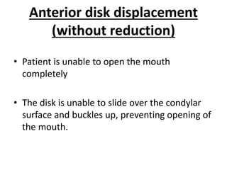 temporomandibular joint disorders | PPTX