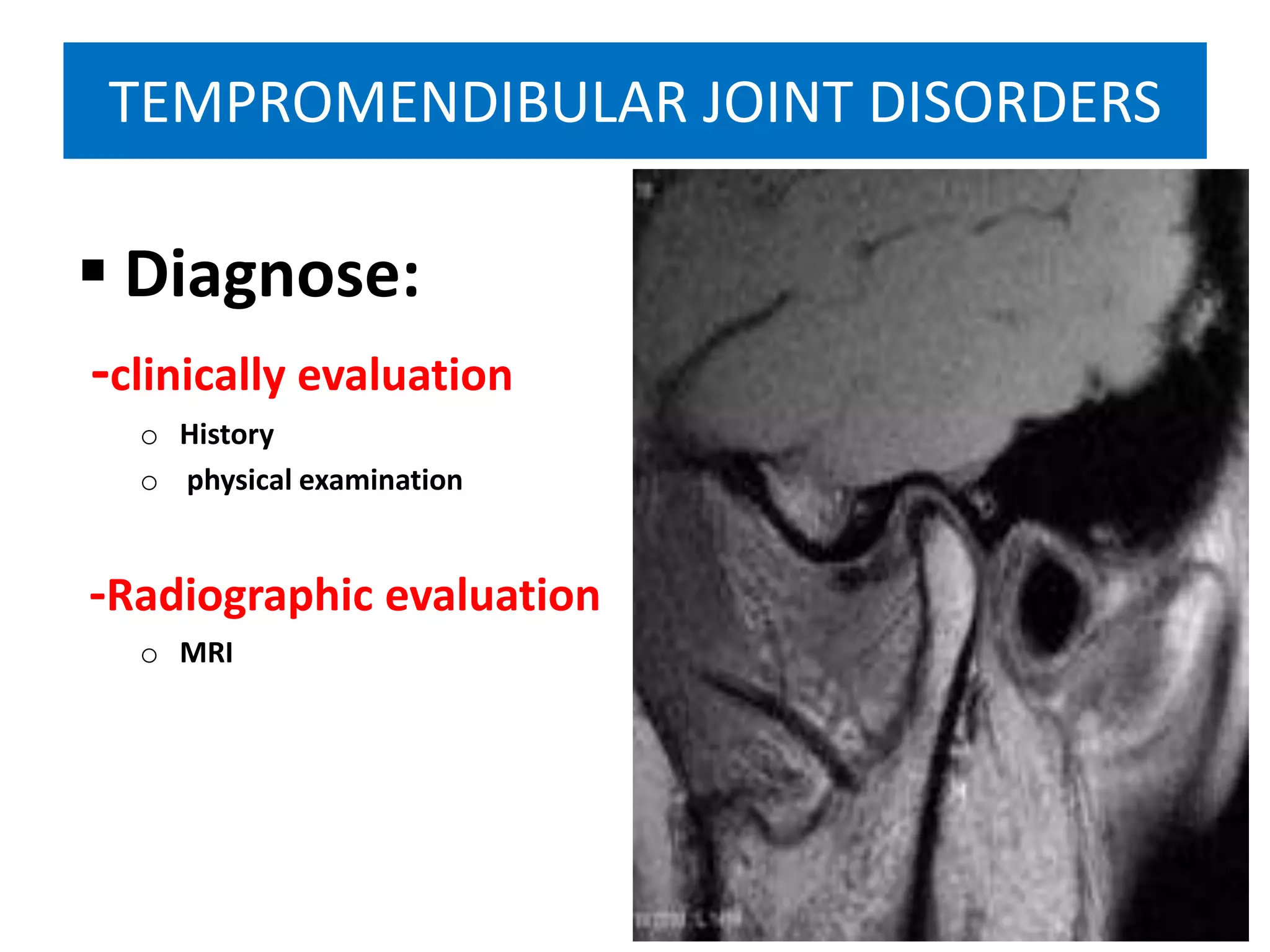 Tmj disorders | PPTX