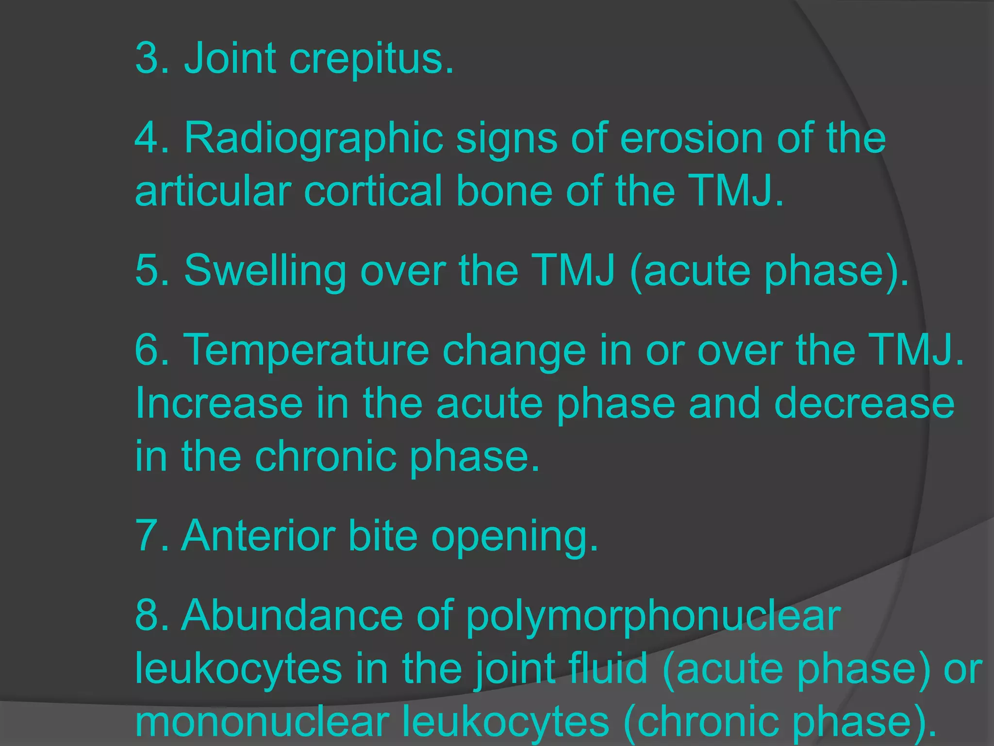 TMJ DISORDERS - PART 2.ppt