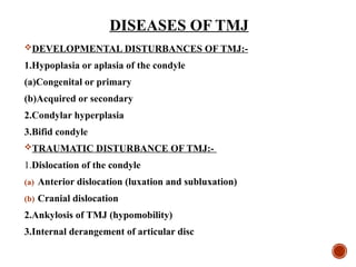 tmj disorders 2.pptx by diya fathima kpb | PPTX