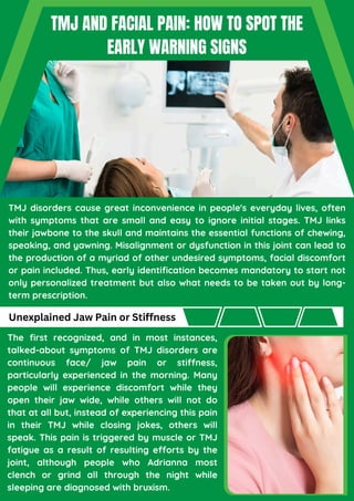 TMJ Disorders and Facial Pain Treatment | PDF