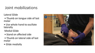 TMJ DISORDERS AND PHYSICAL THERAPY For Dental Students | PPTX