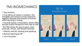 TMJ DISORDERS AND PHYSICAL THERAPY For Dental Students | PPTX