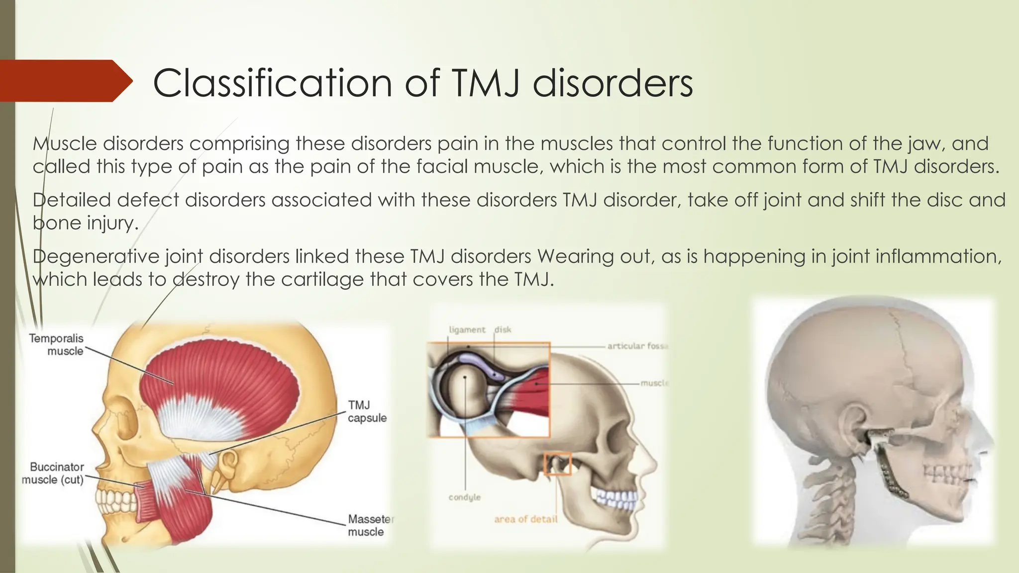 TEMPORO MANDIBULAR JOINT DISORDERSORDERS | PPTX | Physical Therapy ...