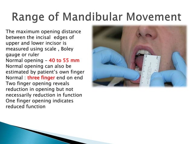 Tm j examination | PPTX | Bone and Joint Conditions | Diseases and ...