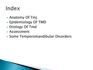 Tm j examination | PPTX