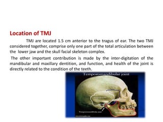 Tmj examination & imaging | PPT