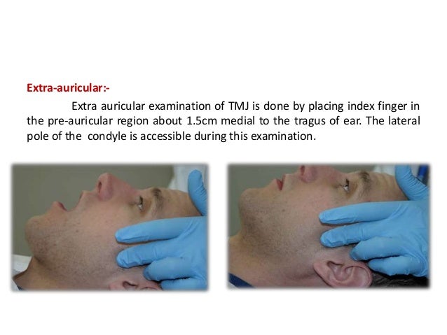 Tmj examination & imaging