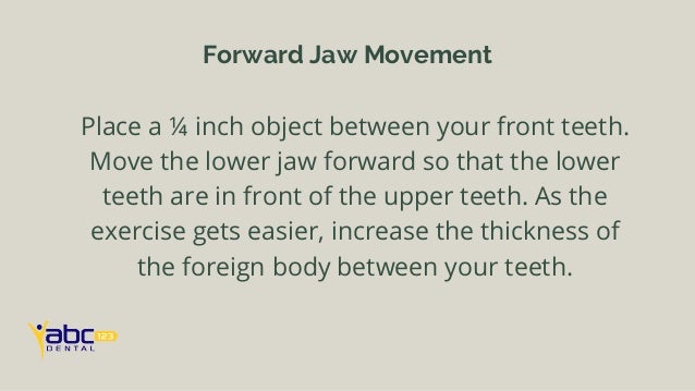 TMJ Exercises For Pain Relief | PDF