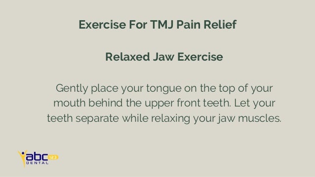 TMJ Exercises For Pain Relief | PDF