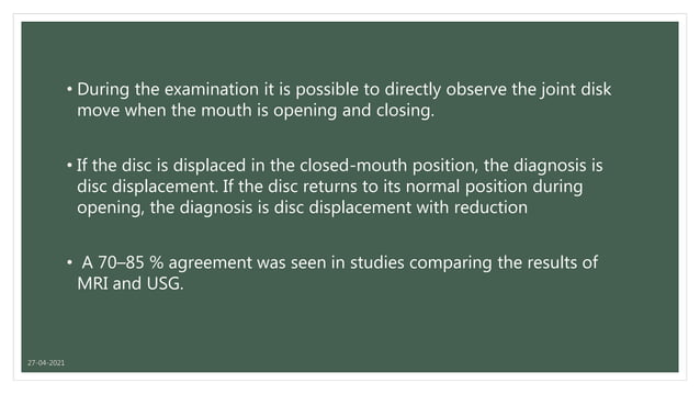 Tmj imaging | PPTX | Medical Tests | Medical Health