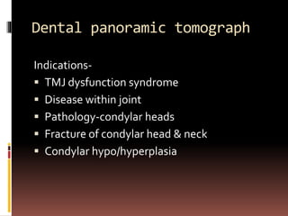 Tmj joint imaging | PPTX