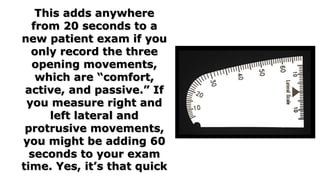 TMJ MOTION MEASUREMENTS | PPTX