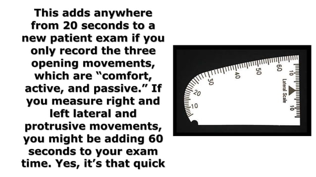 TMJ MOTION MEASUREMENTS | PPTX