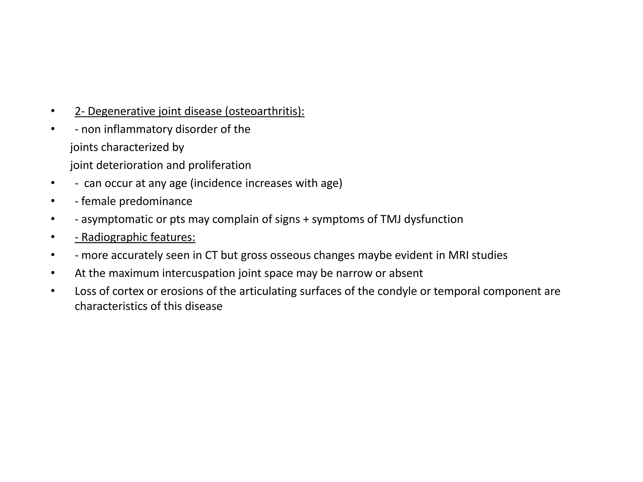 Tmj pathology | PPTX