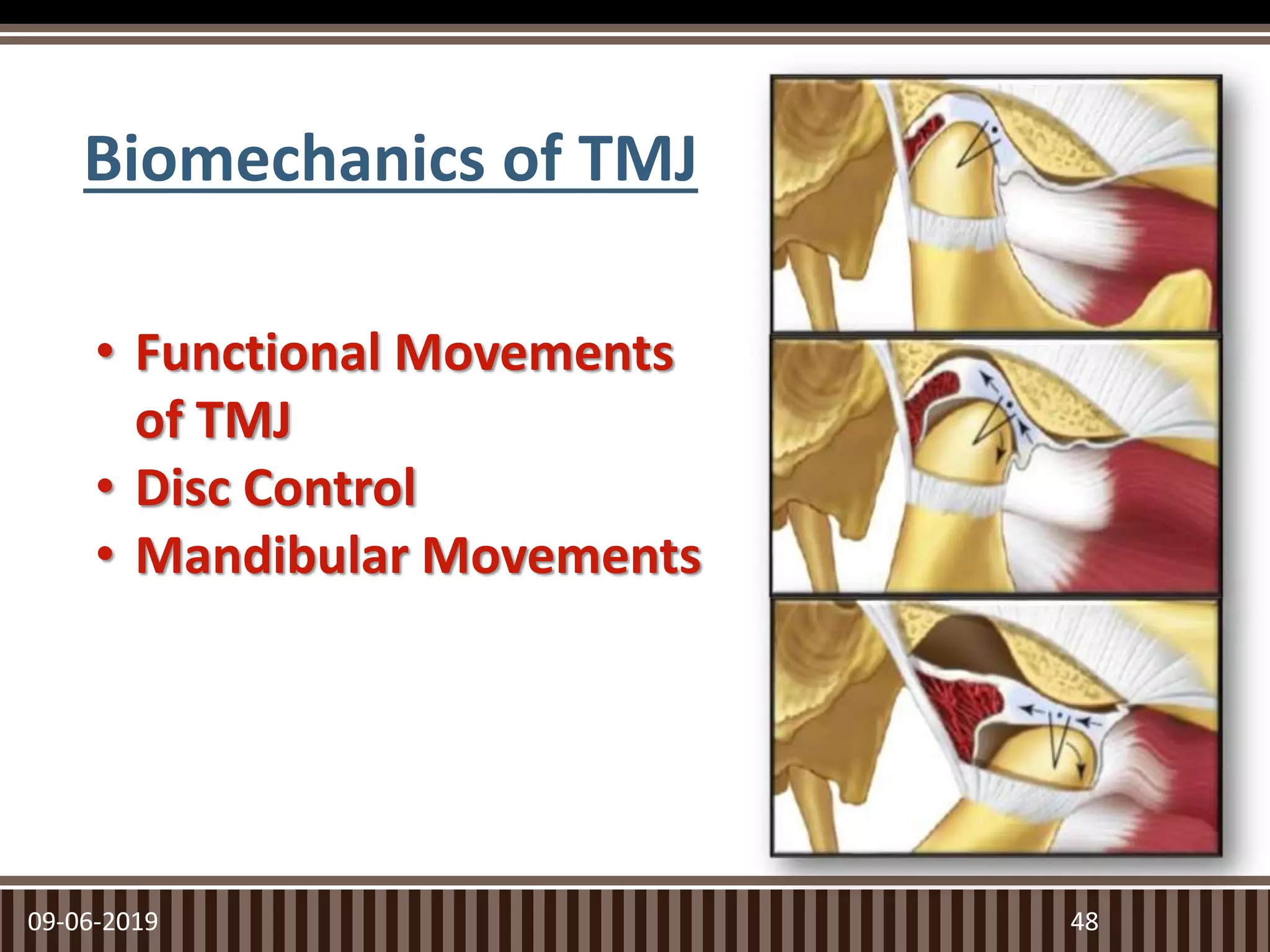 TMJ and Its Applied Aspects in Prosthodontics | PPTX