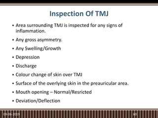 TMJ and Its Applied Aspects in Prosthodontics | PPTX