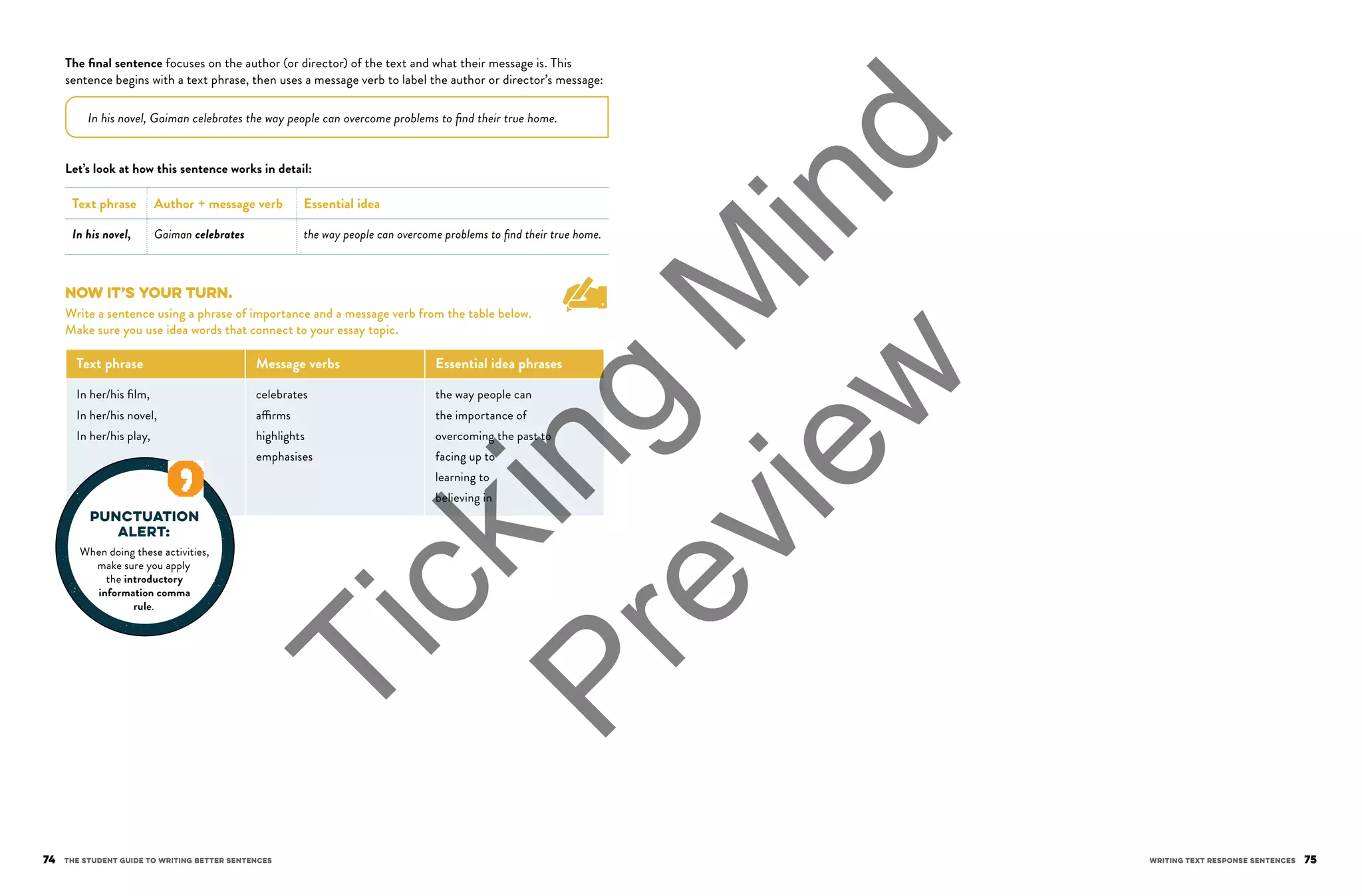 The Student Guide To Writing Better Sentences In The English Classroom ...