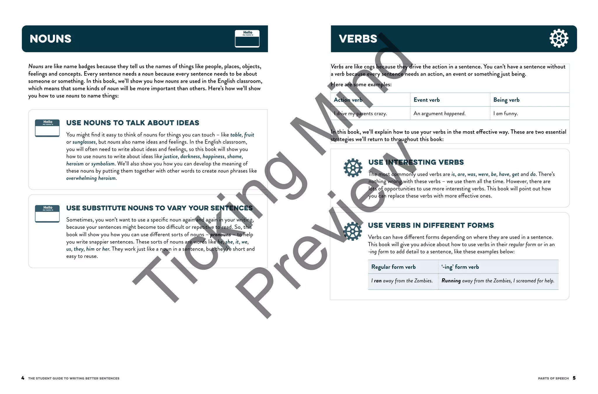 The Student Guide To Writing Better Sentences In The English Classroom 2017 Preview | PDF