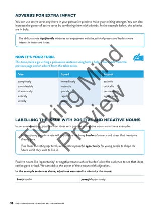The Student Guide To Writing Better Sentences In The English Classroom ...
