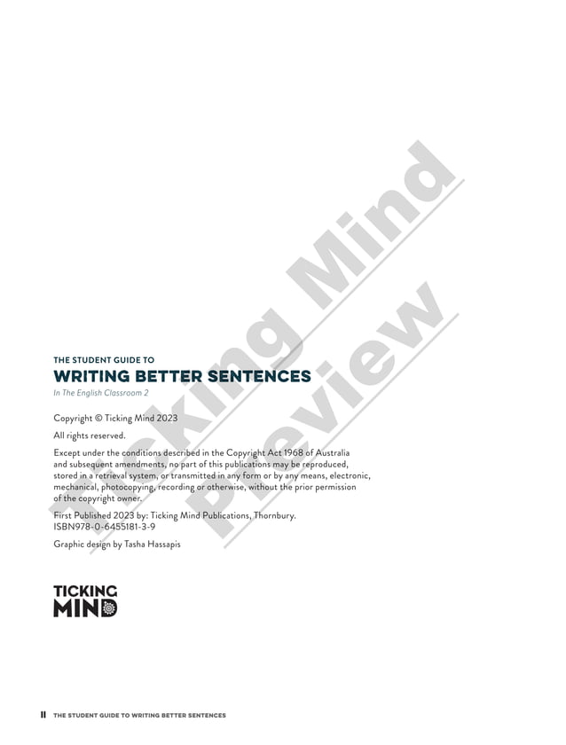 The Student Guide To Writing Better Sentences In The English Classroom ...