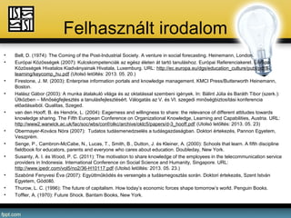 A tudásmegosztás kompetenciája | PPT