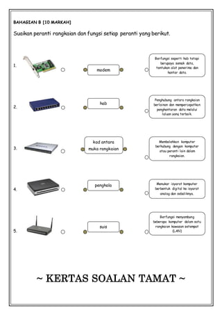 SOALAN TMK TAHUN 5 AKHIR TAHUN | DOCX