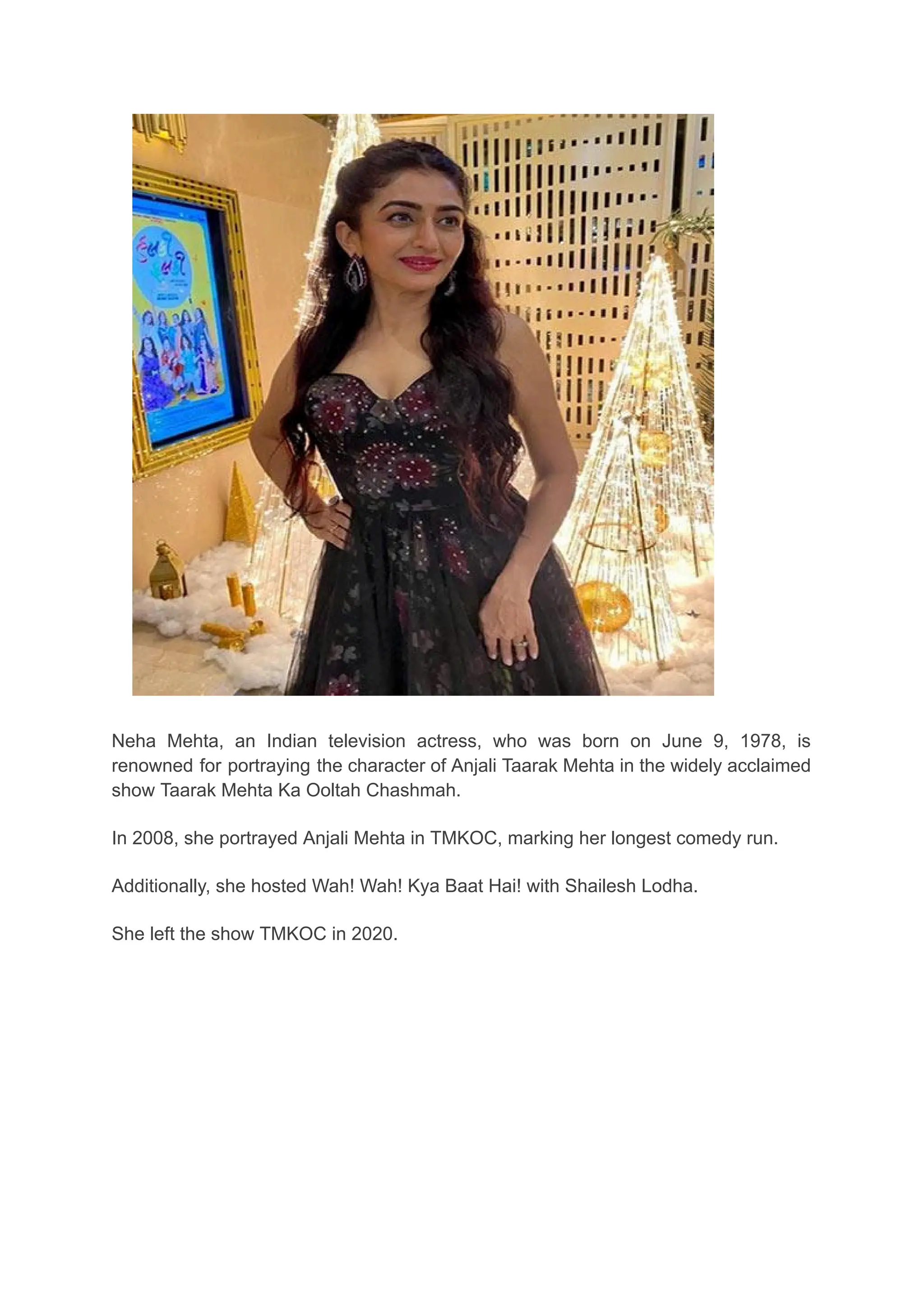 TMKOC Cast A List Of Current Actors Who Are Part Of The Show.pdf