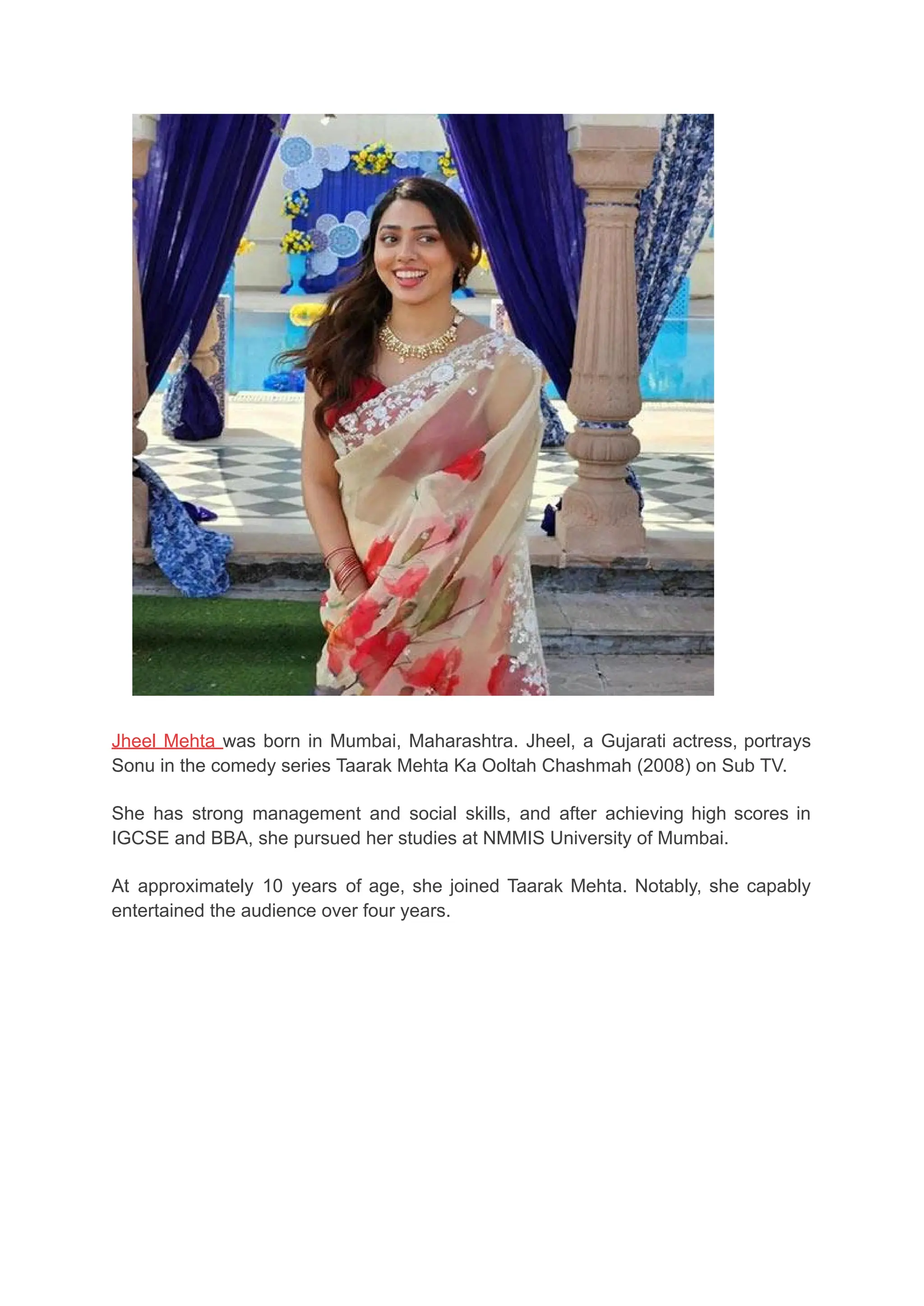 TMKOC Cast A List Of Current Actors Who Are Part Of The Show.pdf