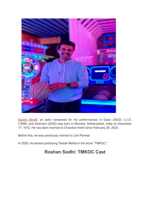TMKOC Cast A List Of Current Actors Who Are Part Of The Show.pdf
